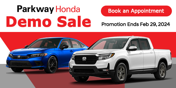 Demo Sales Event is at Parkway Honda - Honda Vehicle Promotions in ...