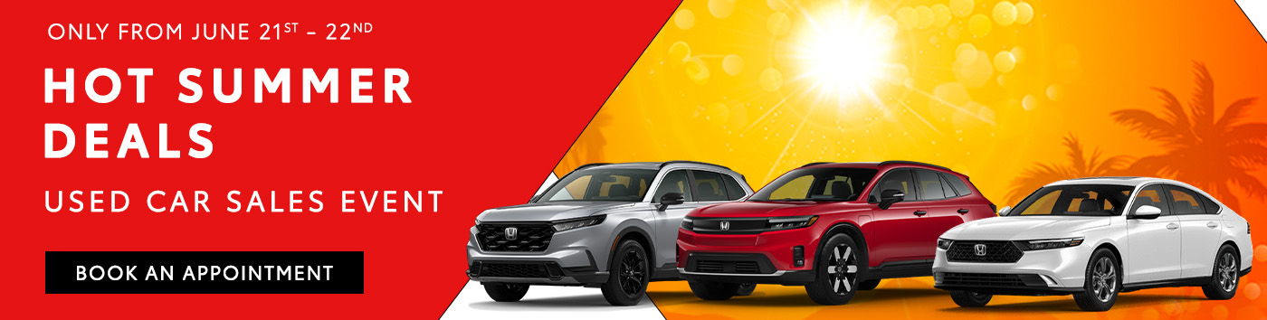 Used Car Sales Event - Honda Vehicle Promotions in North York